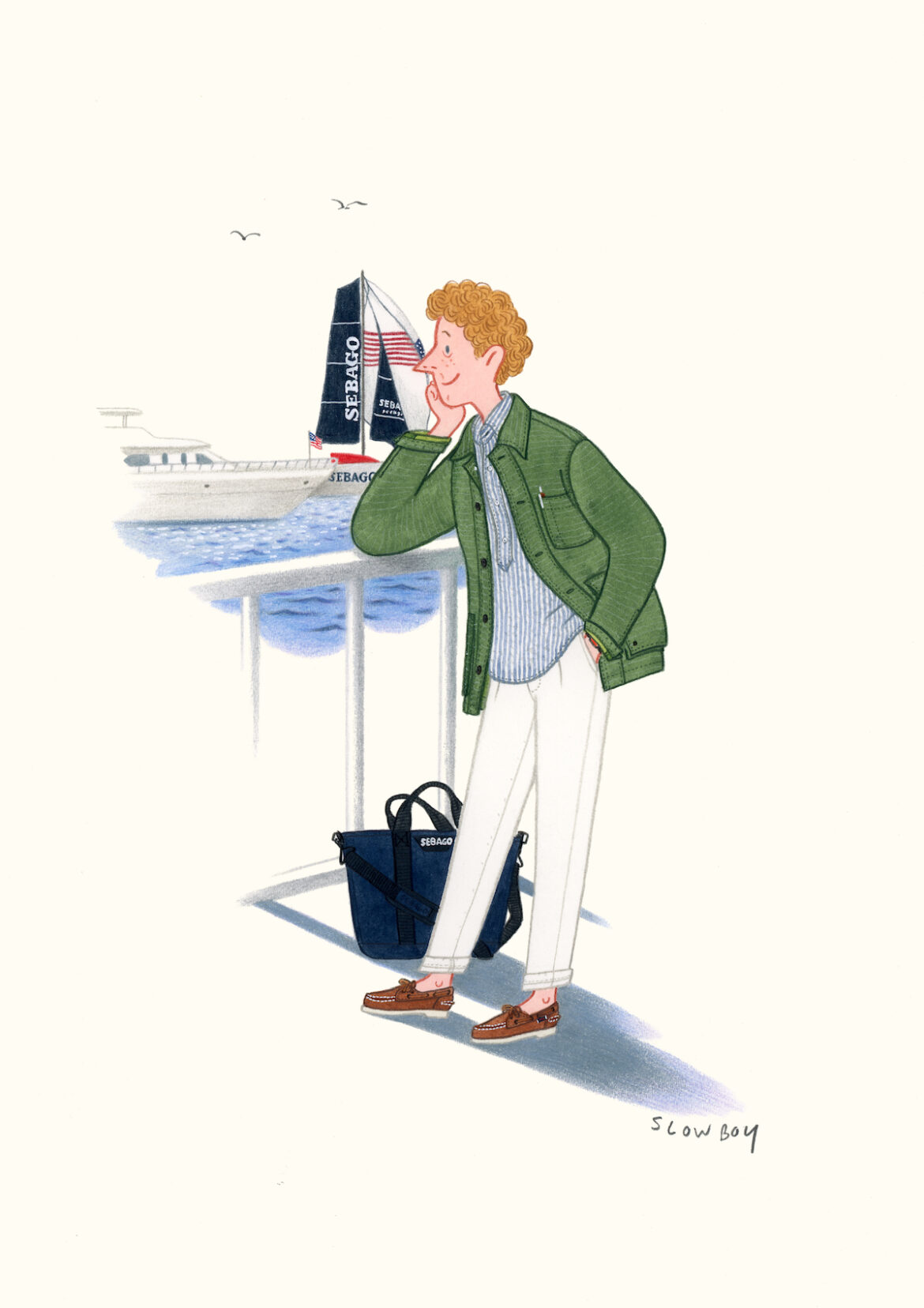 Mr. Slowboy illustrates the SS21 for Sebago – OVERSTANDARD – Culture ...