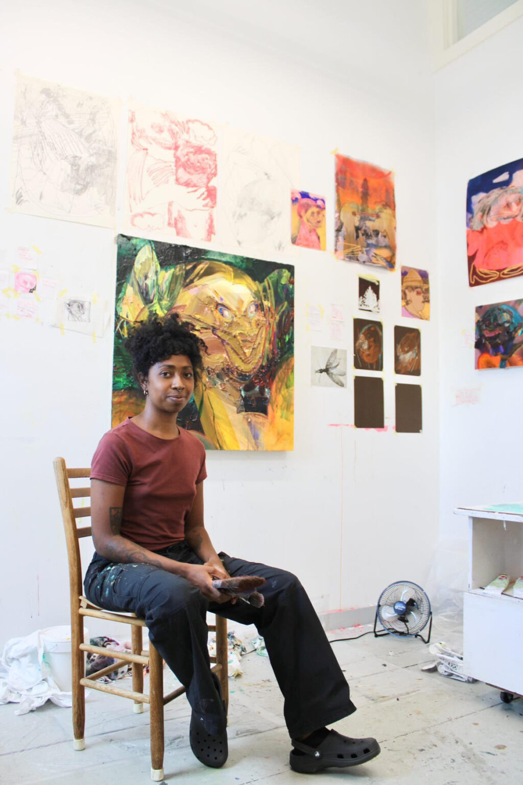 Bianca Fields on Her Paintings, Primates, Mental Captivity, Extimacy ...